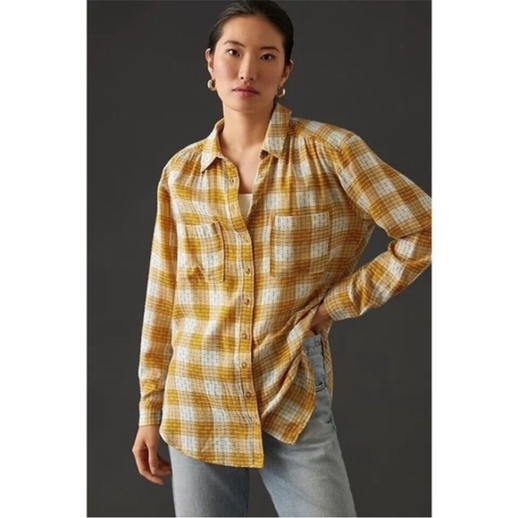Anthropologie | Tops | Nwt Pilcro Anthropologie Relaxed Shirt | Poshmark
